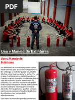 Triptico Uso y Manejo de Extintores | PDF | Incendios | Oxígeno