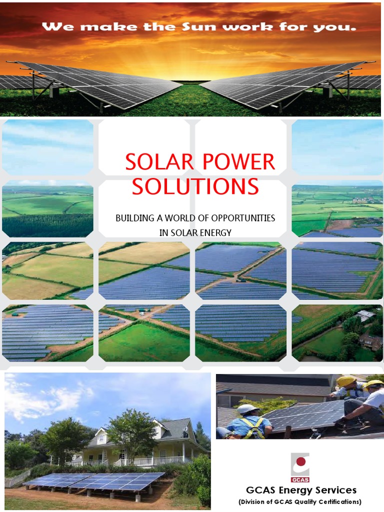 Solar Power Solutions: Building A World of Opportunities in Solar ...