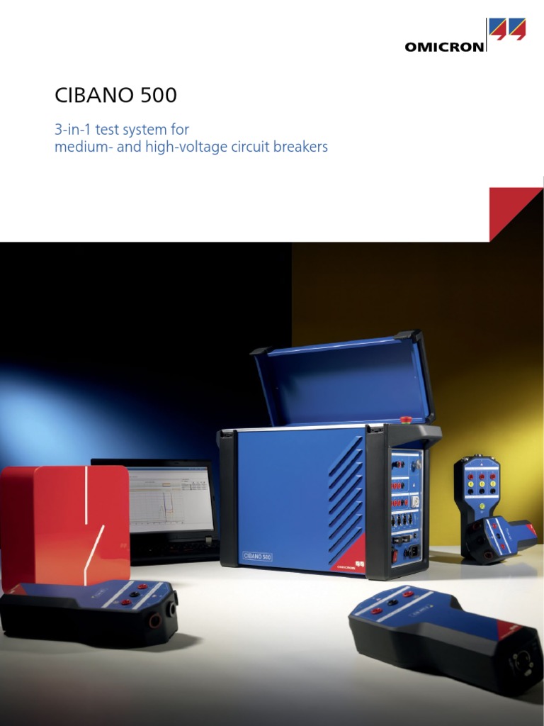 Cibano 500: 3-In-1 Test System For Medium-And High-Voltage Circuit ...