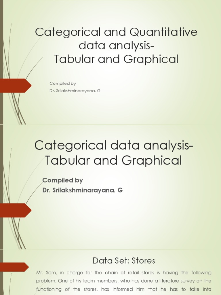 Categorical Data Analysis-Tabular and Graphical | PDF | Fuel Economy In ...