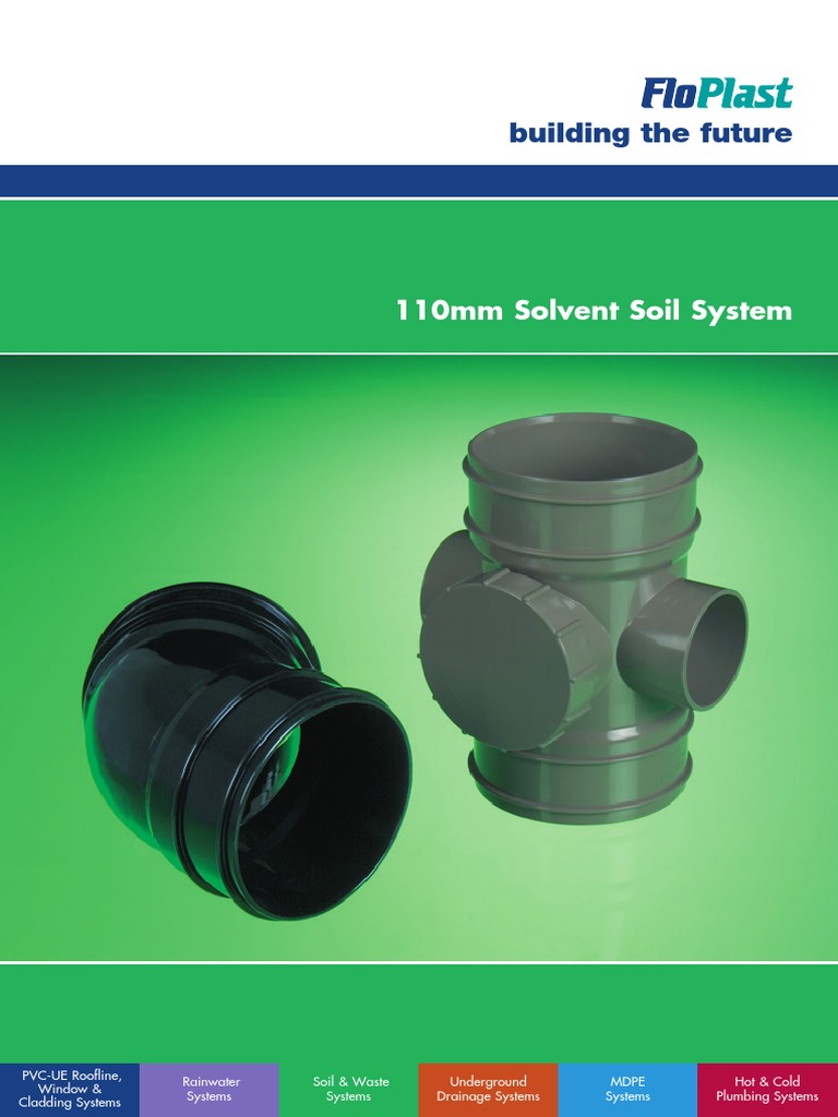 Building The Future: 110mm Solvent Soil System | PDF | Pipe (Fluid ...