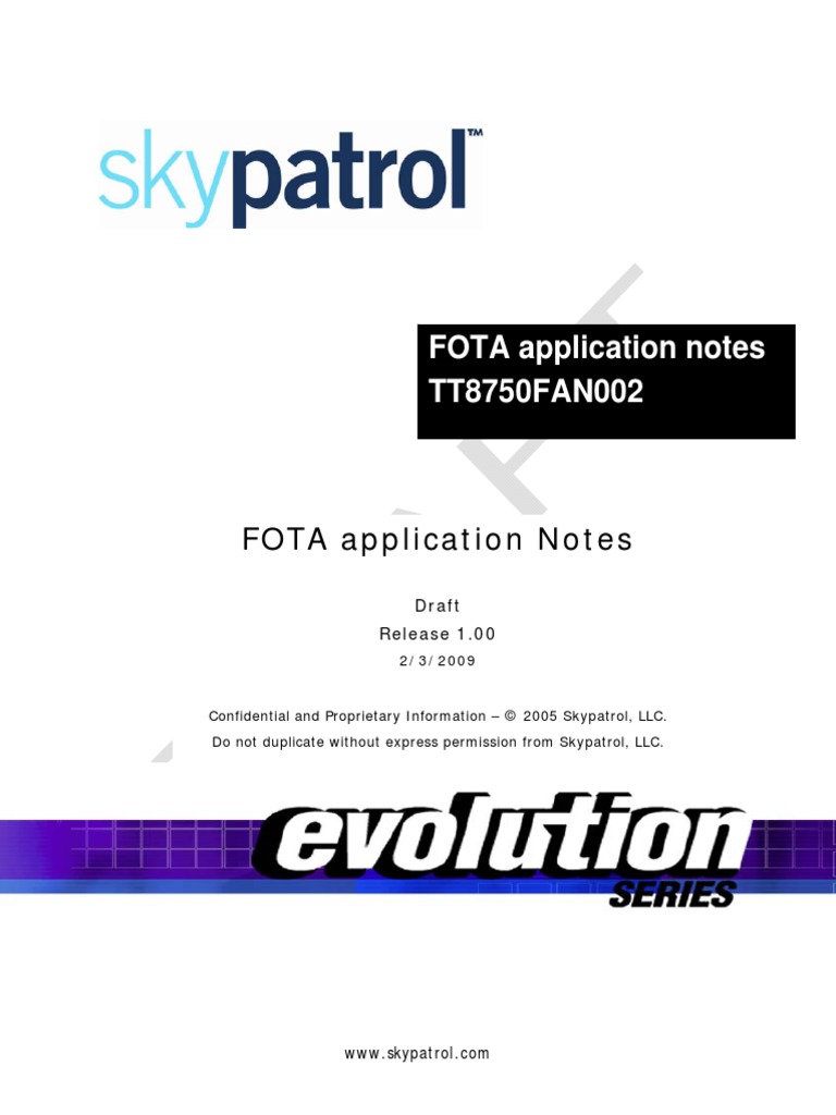 Tt8750fan002 - Fota | PDF | File Transfer Protocol | File Format