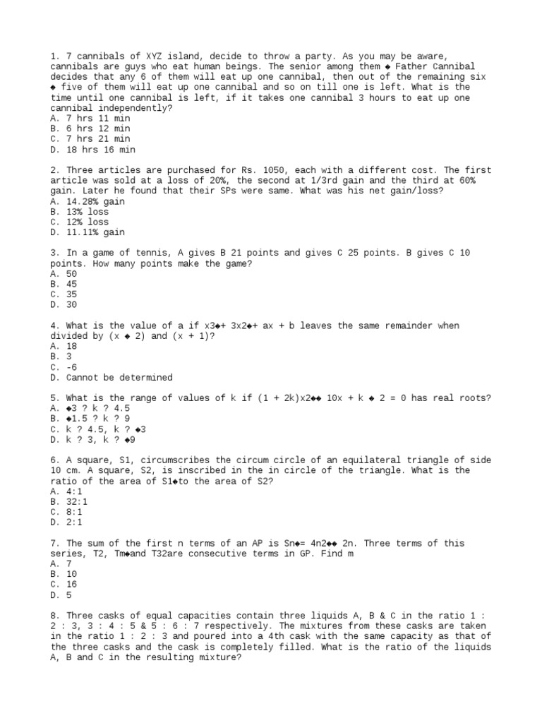 Adobe Online Test Sample Question | PDF | Triangle Geometry ...