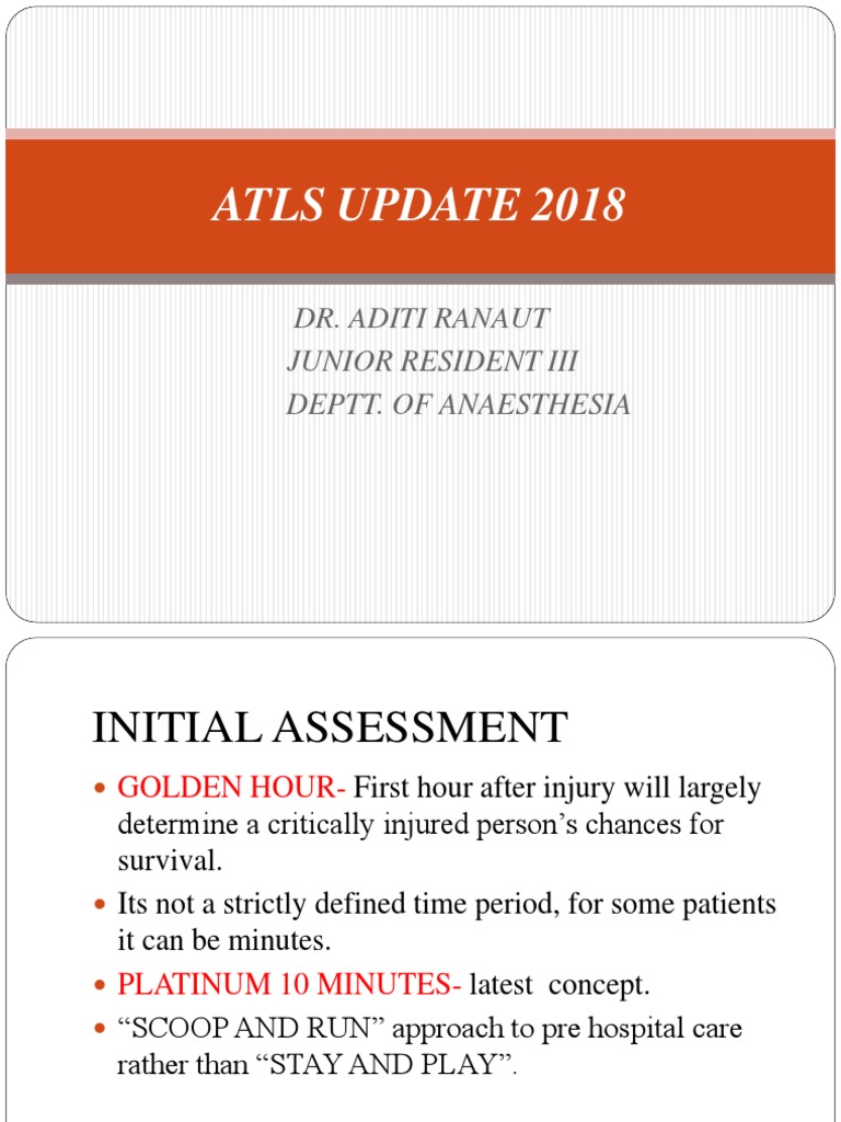 Atls | PDF | Major Trauma | Traumatic Brain Injury