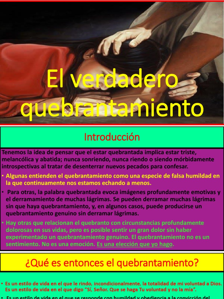 El Verdadero Quebrantamiento | PDF | Creencia religiosa y doctrina ...
