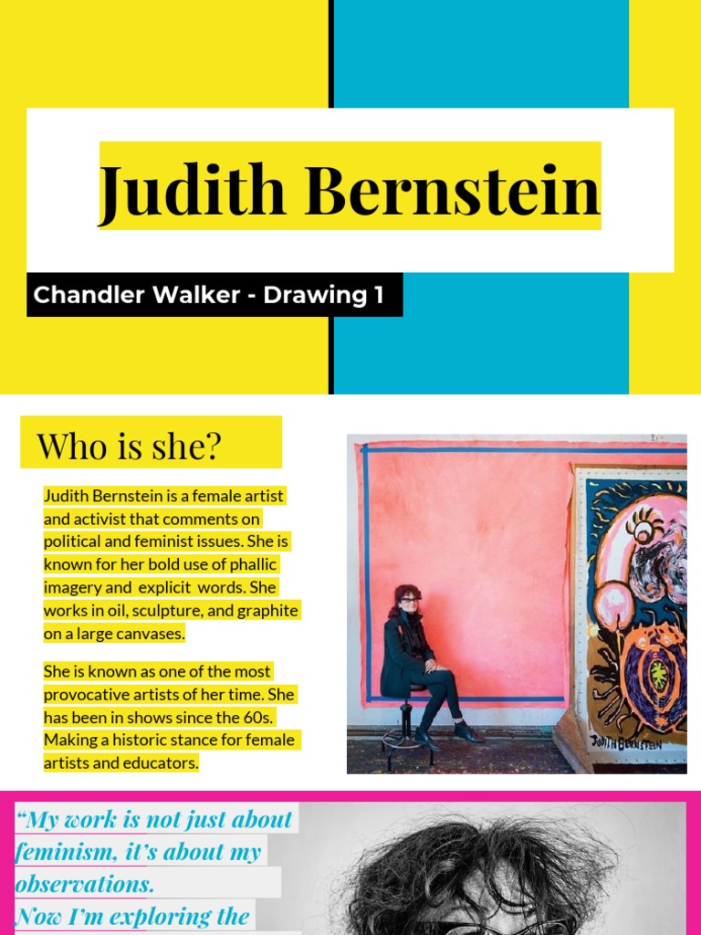 Judith Bernstein | PDF | Woman | Feminism