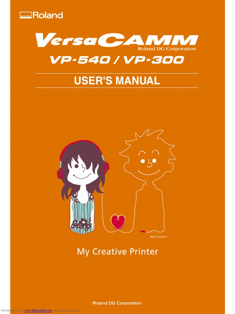 Roland VP 540i | PDF | Printer (Computing) | Electromagnetic Interference