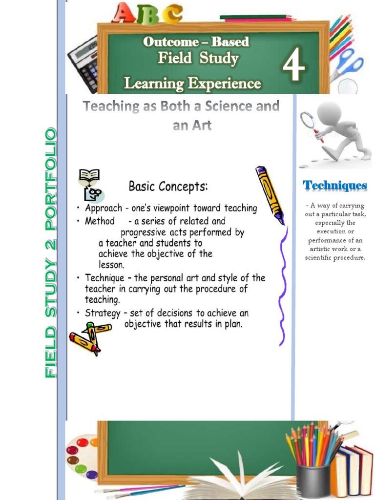 Field Study Learning Experience: Outcome - Based | PDF | Teachers ...