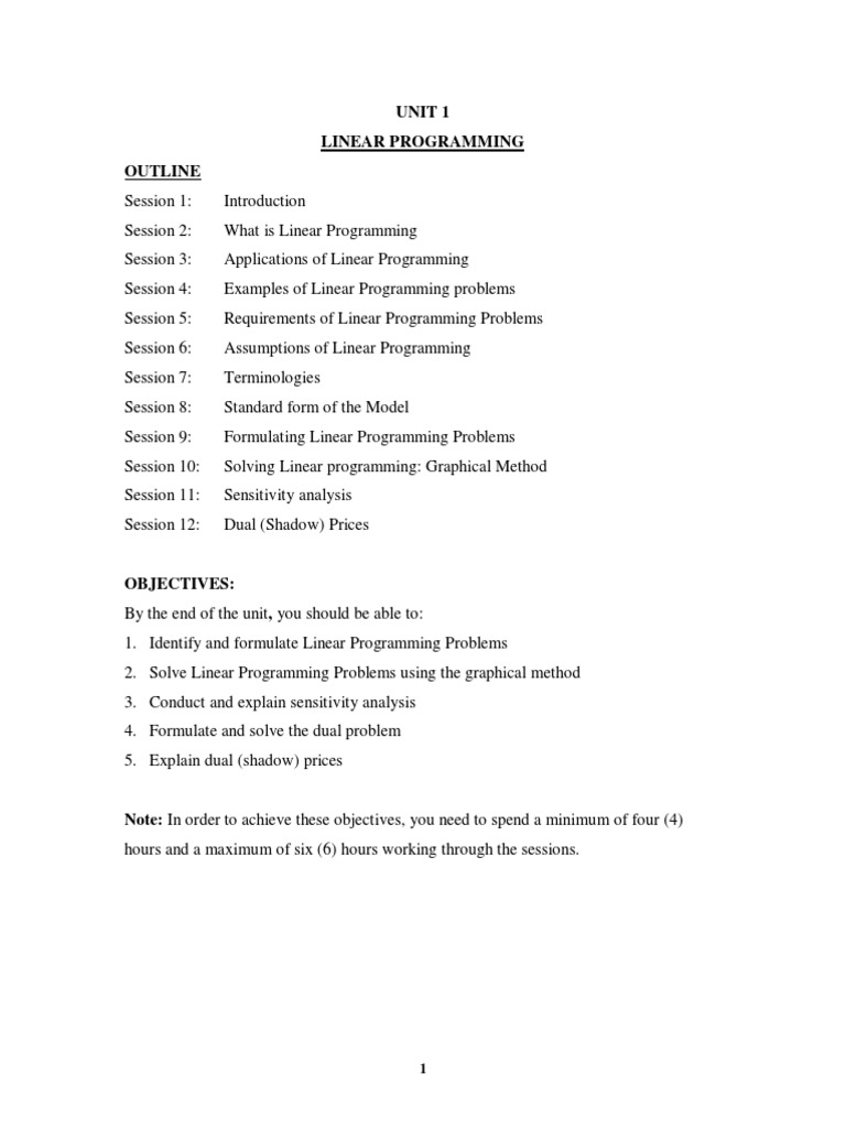 Vdocuments - MX Linear Programming Final Wikieducator Session 52 What Is Linear Programming ...
