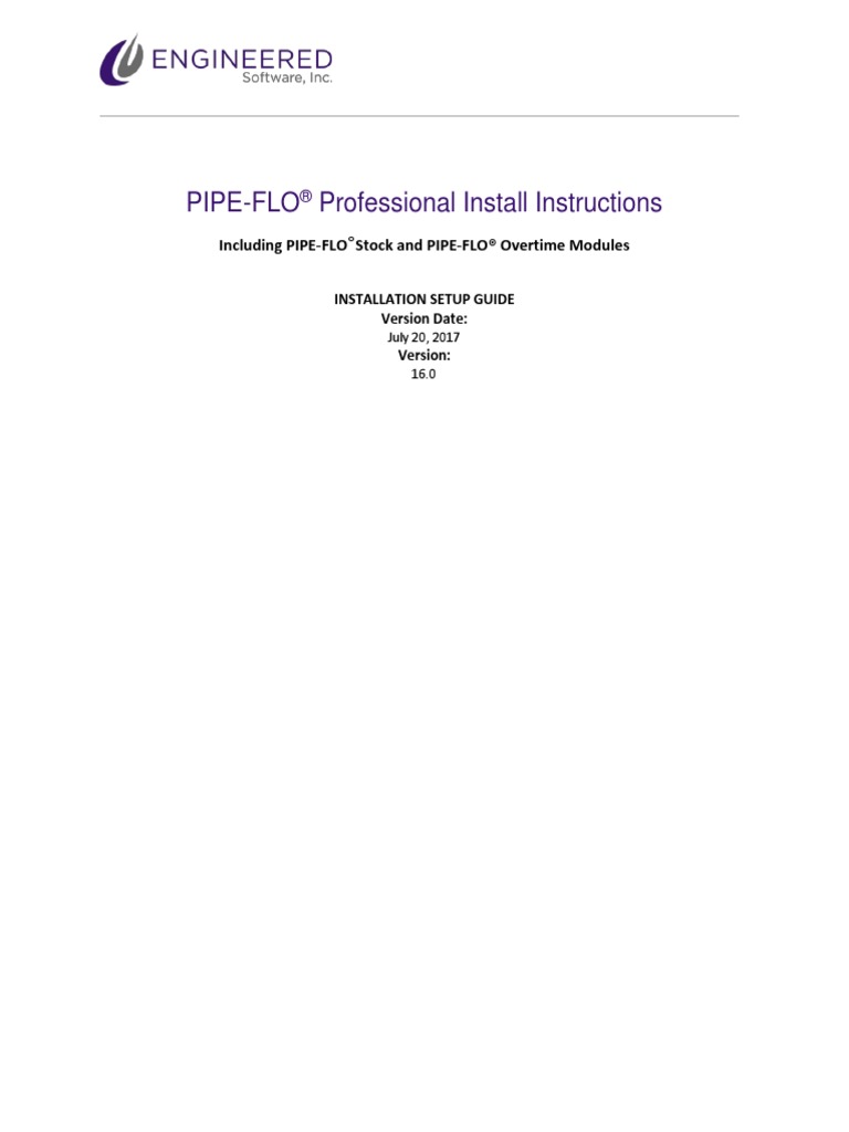 PIPE-FLO Install Instructions | PDF | World Wide Web | Internet & Web