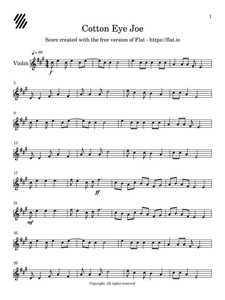 Cotton Eye Joe PDF | PDF