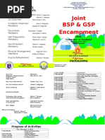 GSP Matrix | PDF | Girl Guiding And Girl Scouting | Scouting And Guiding