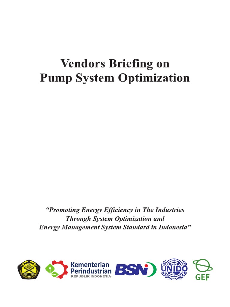 Pump System Optimization | PDF | Efficient Energy Use | Energy Management