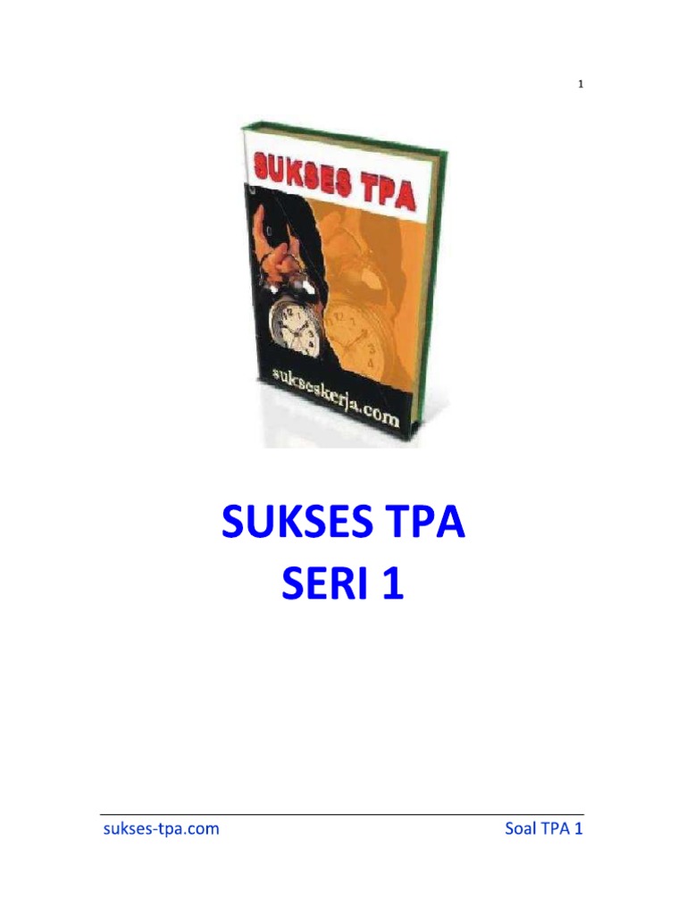 Sukses Tpa 1 | PDF