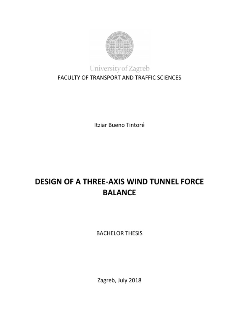 Wind Tunnel Force Balance | PDF | Wind Tunnel | Flight Dynamics (Fixed ...
