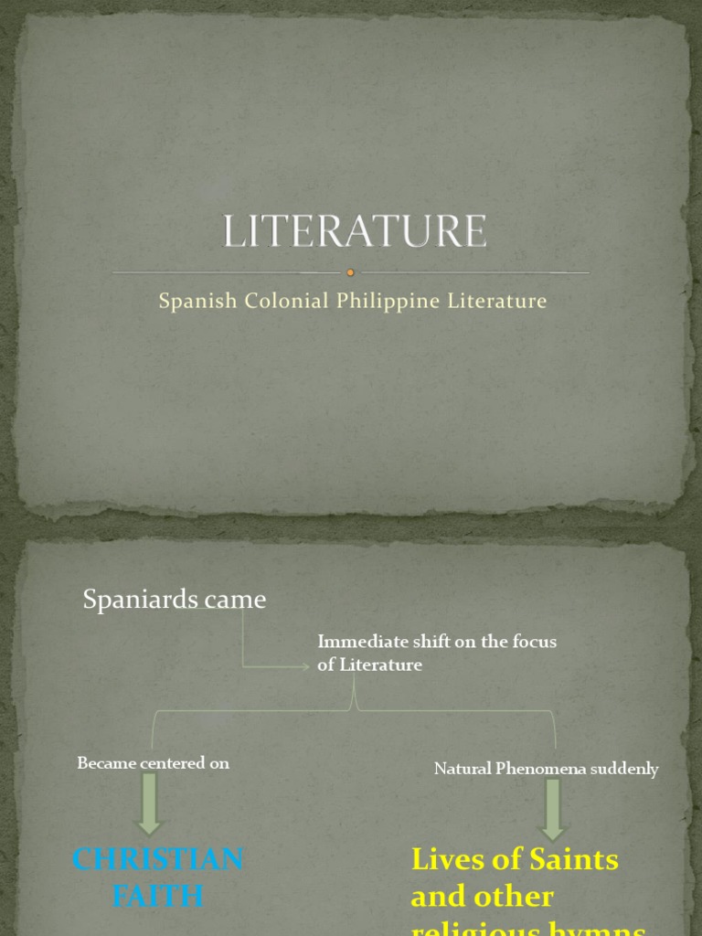 LITERATURE Spanish Colonial Era | PDF | Lent