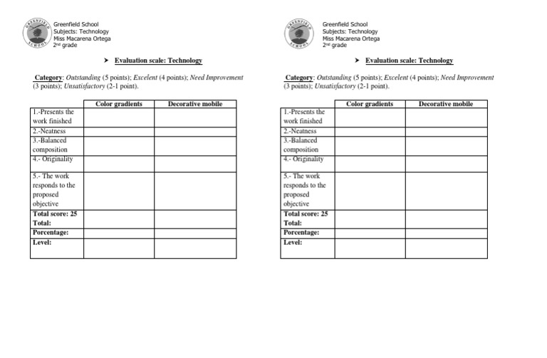 Greenfield School Greenfield School Subjects: Technology Subjects ...