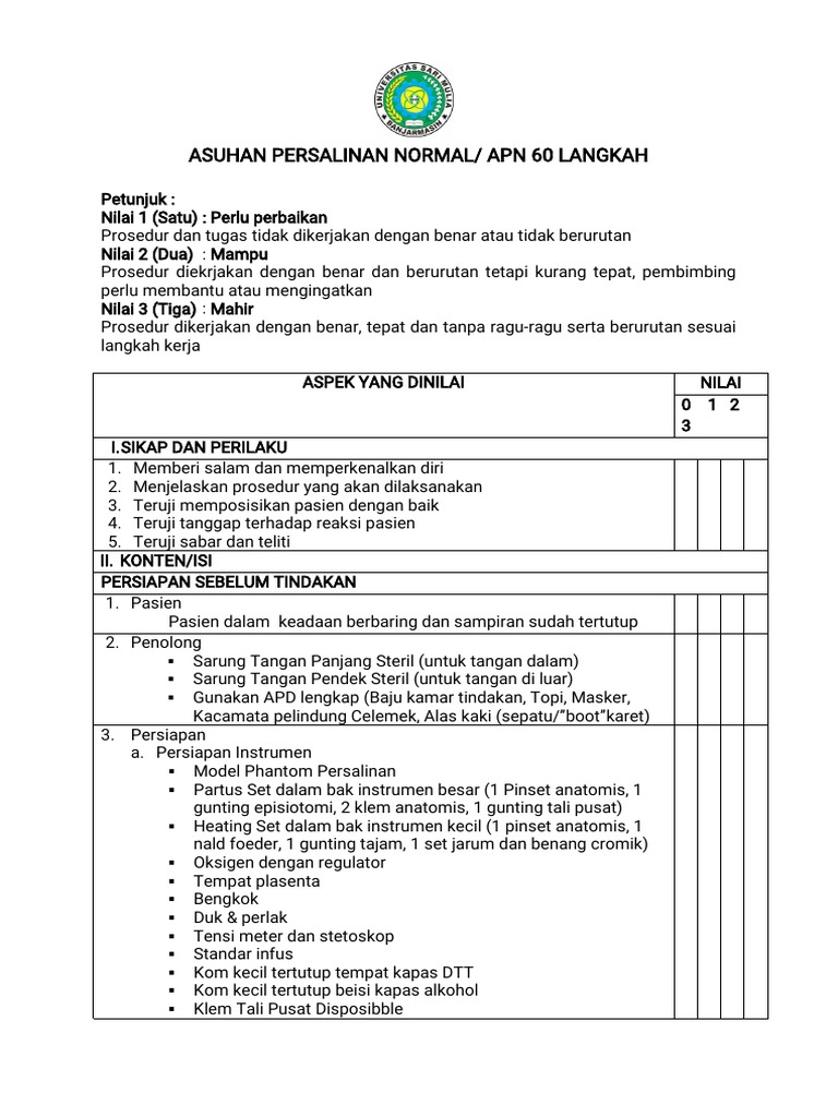 Apn 60 Langkah | PDF