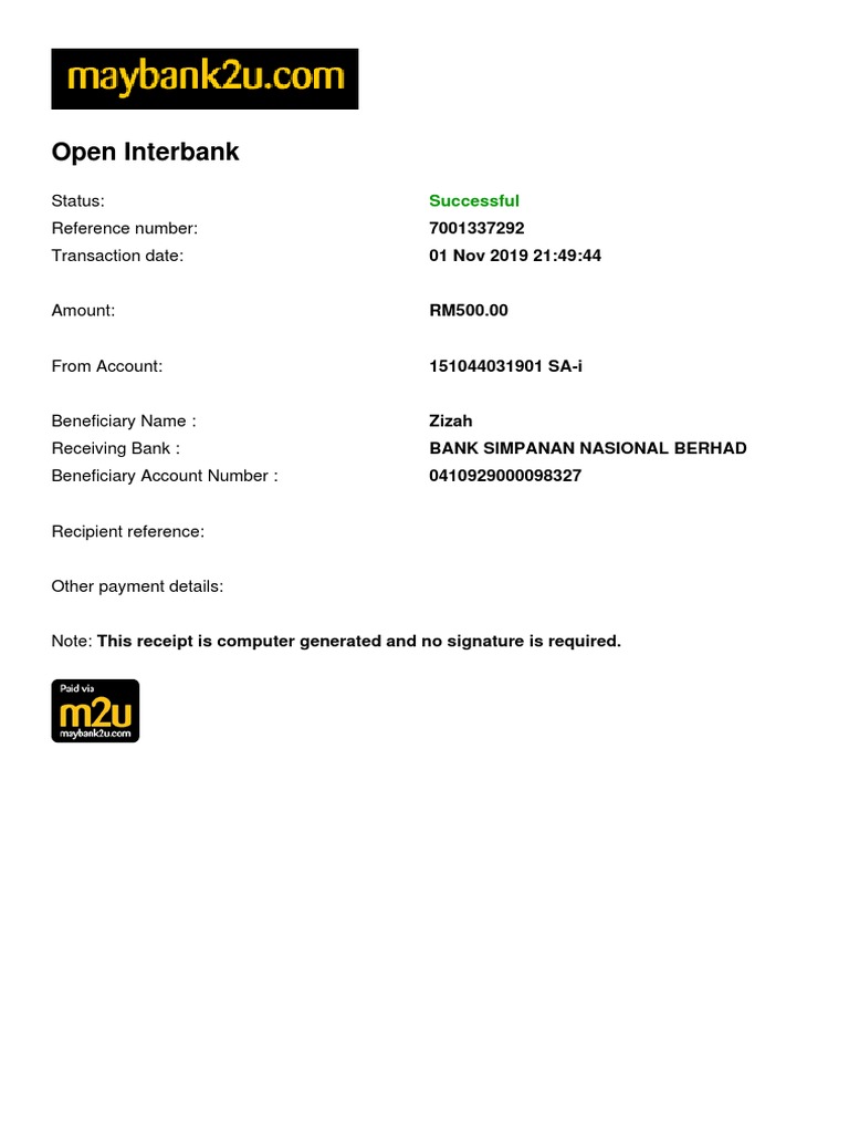 Receipt PDF | Download Free PDF | Receipt | Banking