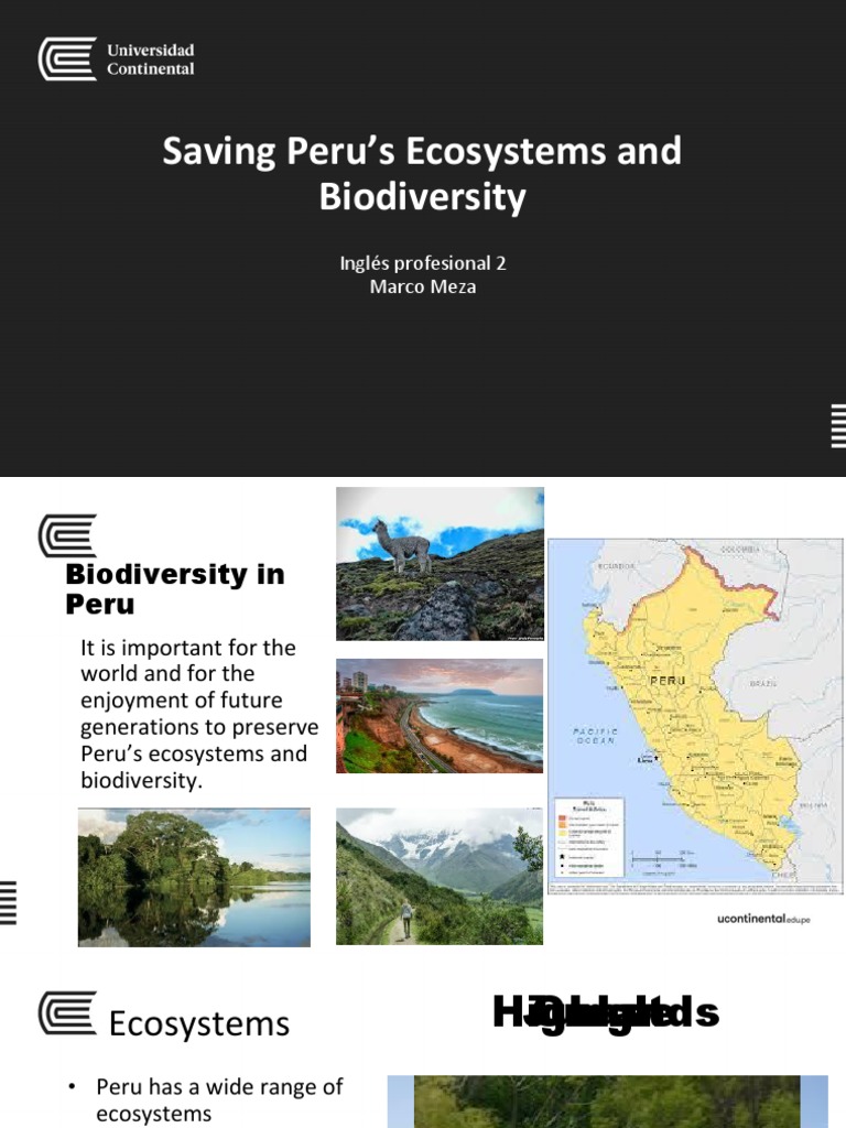 14 Biodiversity Peru | PDF | Amazon Rainforest | Biodiversity
