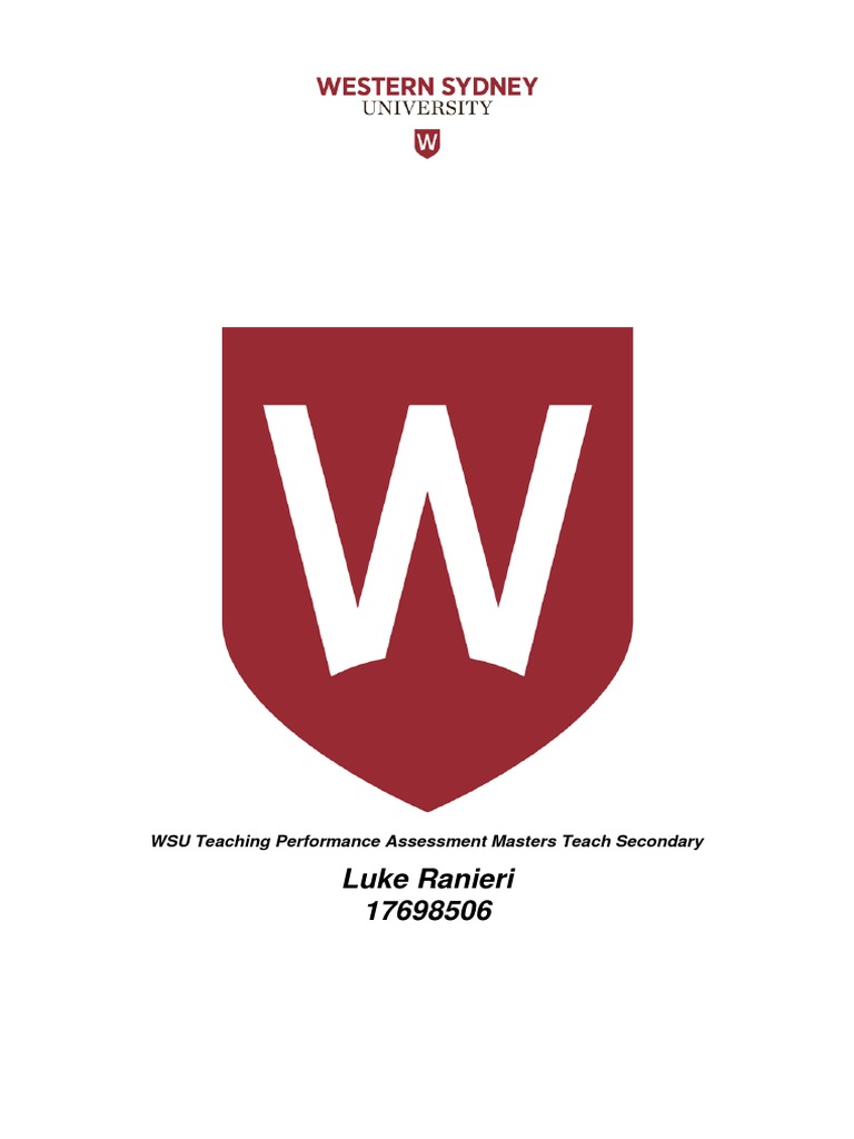 Luke Ranieri 17698506 Tpa Report 2019 | PDF | Teachers | Mentorship