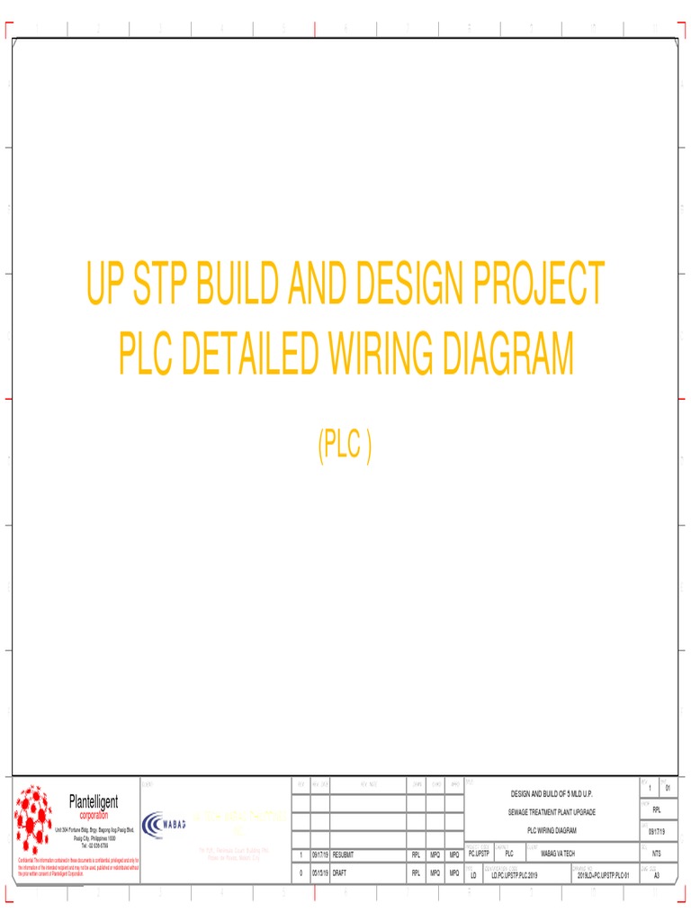 Up STP Build and Design Project PLC Detailed Wiring Diagram ...