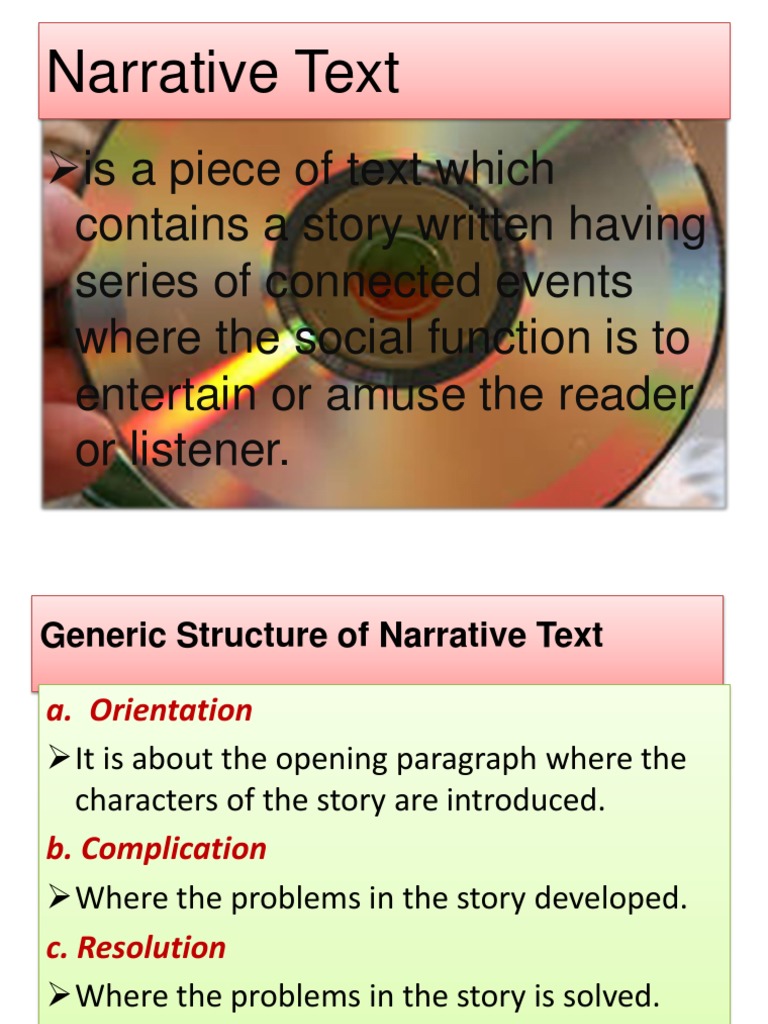 Narrative Text | PDF | Snow White | Verb