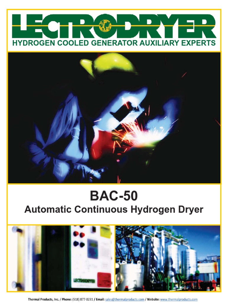 Continuous Hydrogen Drying System for Turbine Generators: Overview and ...
