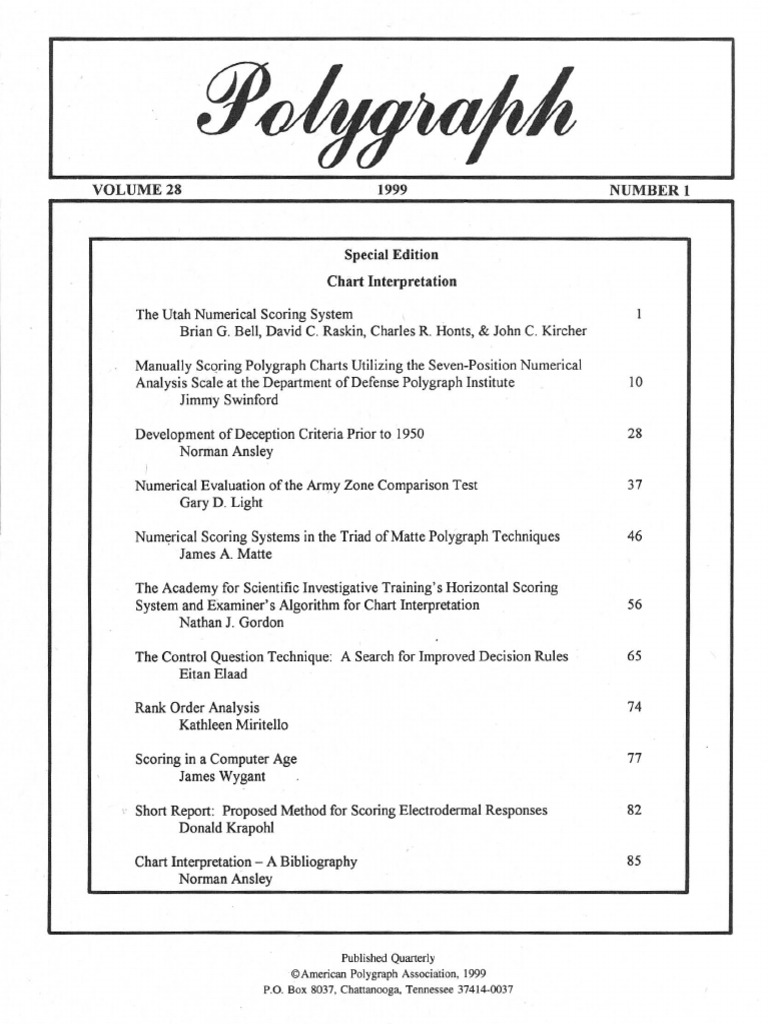 Polygraph 1999 281 PDF | PDF | Polygraph | Ventricle (Heart)