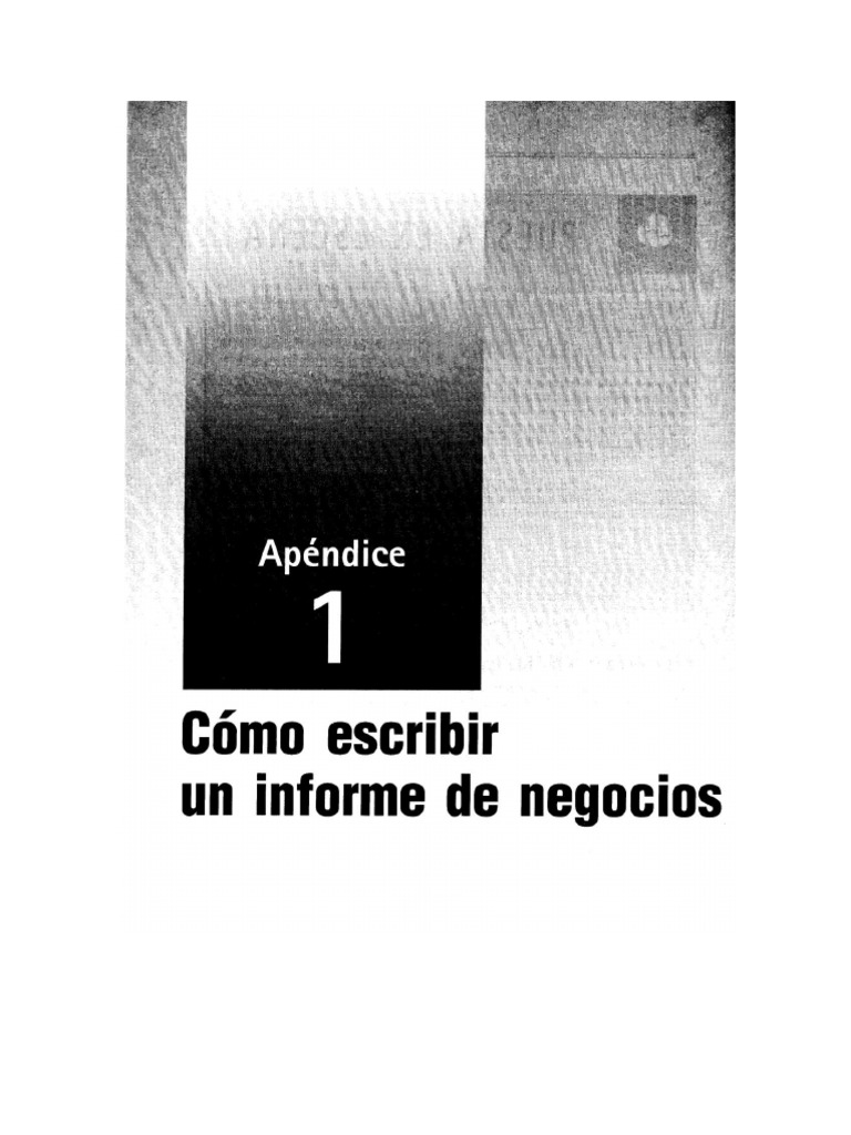 Como Escribir Un Informe | PDF