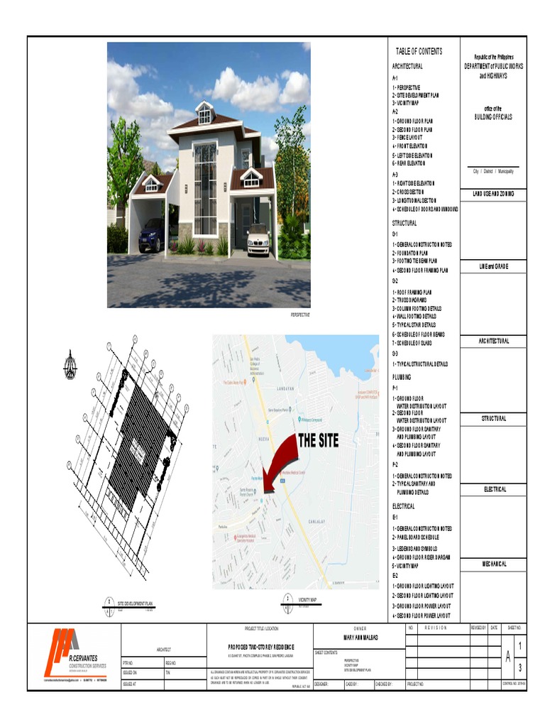 Department of Public Works and Highways Architectural: City / District ...
