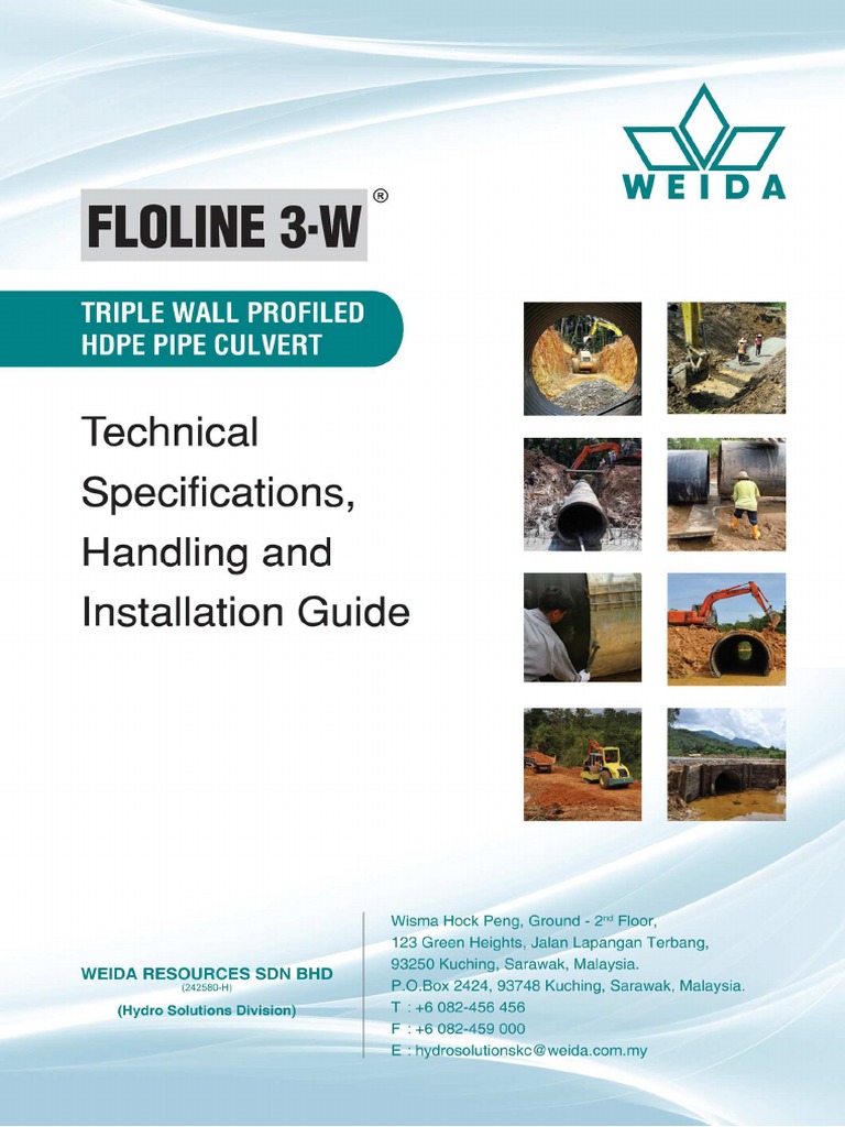 Floline 3 W Manual Technical Specs Pdf Silt Pipe Fluid Conveyance