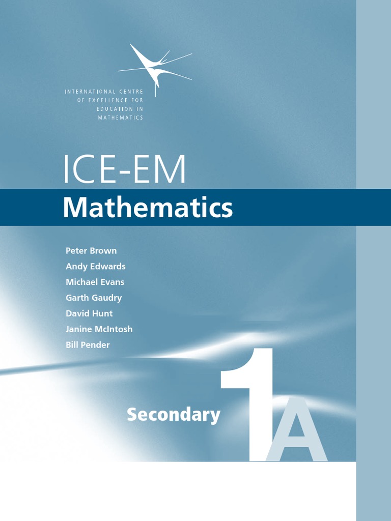 ICE-EM Mathematics Sec 1A | PDF | Multiplication | Fraction (Mathematics)
