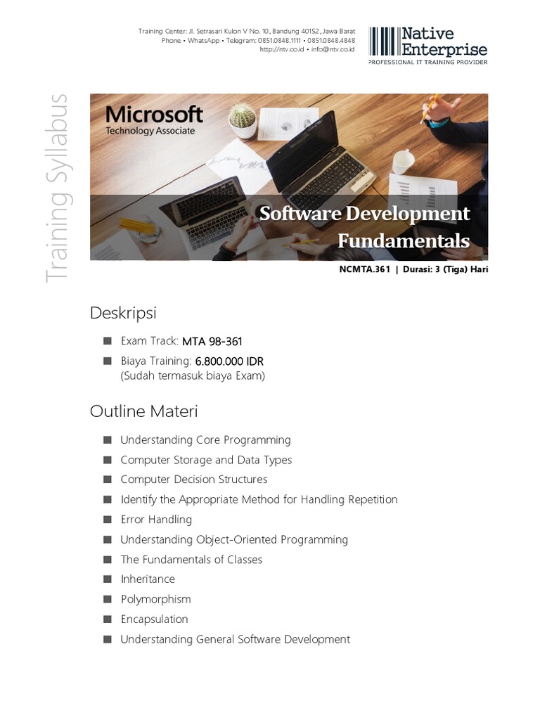 MTA 98-361 Software Development Training | PDF | Databases ...