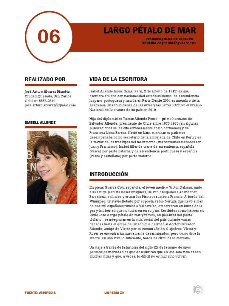 Resumen Largo Pétalo de Mar-20191101 PDF | PDF | Agitación