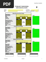 Deluge System ChEcklist AMC | PDF