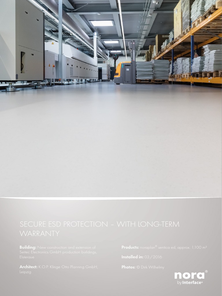 Nora Esd Profile | PDF | Electrostatic Discharge | Flooring