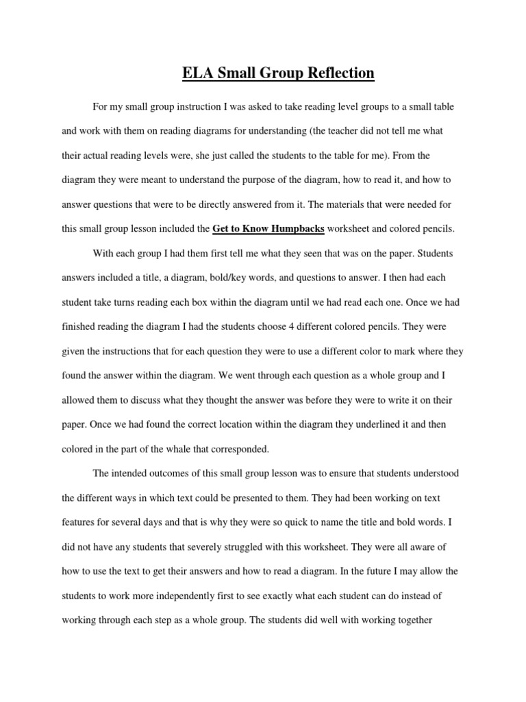 Ela Small Group | PDF