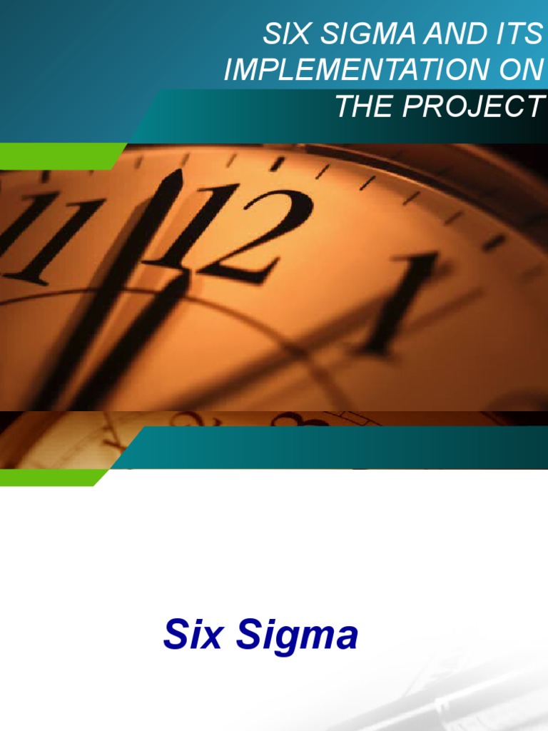 Six Sigma Implementation | PDF | Six Sigma | F Test