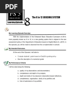 Deped K To 12 Grading System | PDF | Educational Stages | Educational ...