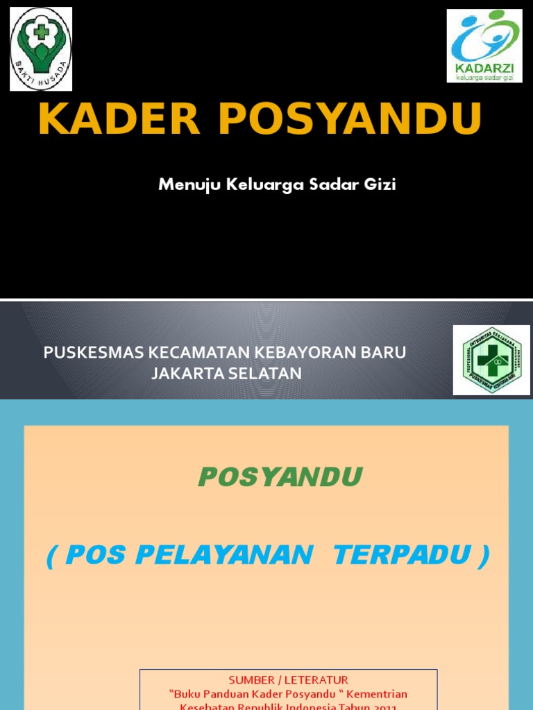 Materi Posyandu Dan SIP | PDF