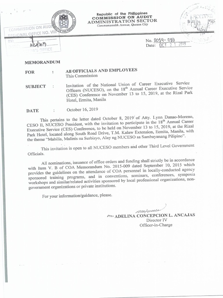 Letter-Invitation From NUSECO | PDF