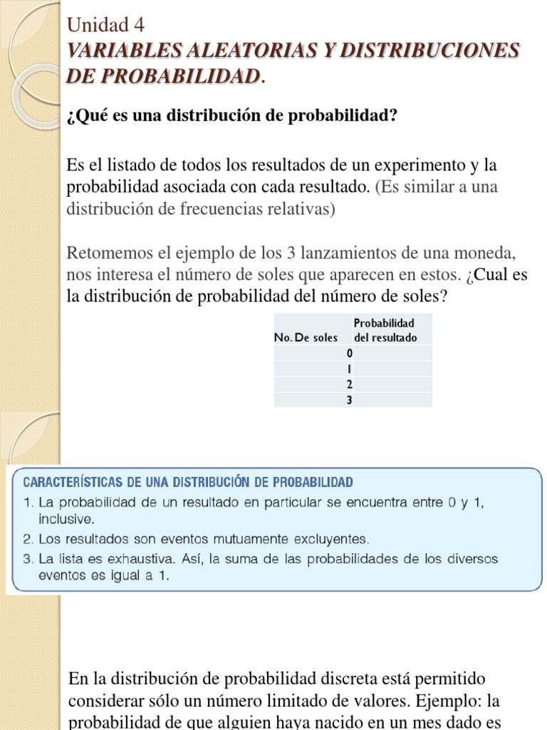 Variables Aleatorias | PDF | Variable aleatoria | Distribución normal