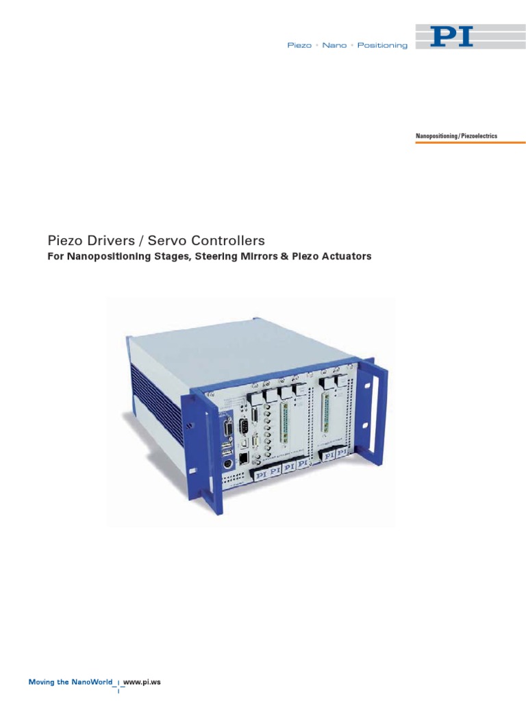 2009 PI Piezo Driver Piezo Controller Catalog | Piezoelectricity ...