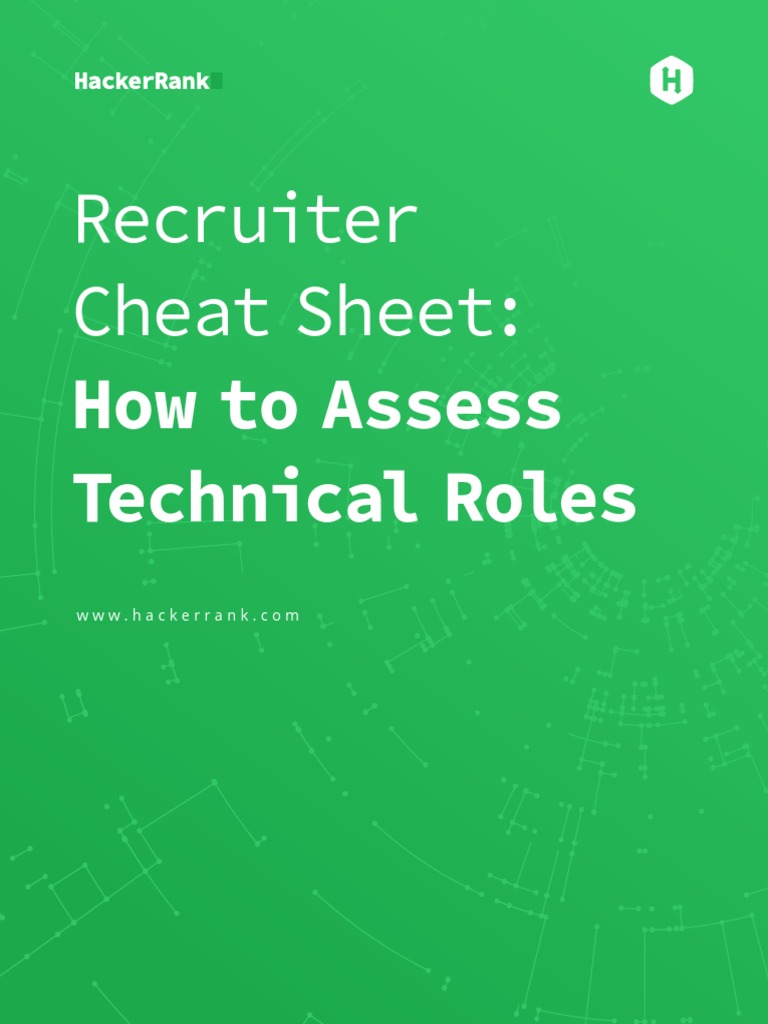 Recruiter Cheat Sheet | PDF | Software Development | Angular Js