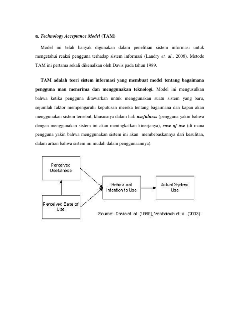 Perbedaan TAM Dan TTF | PDF