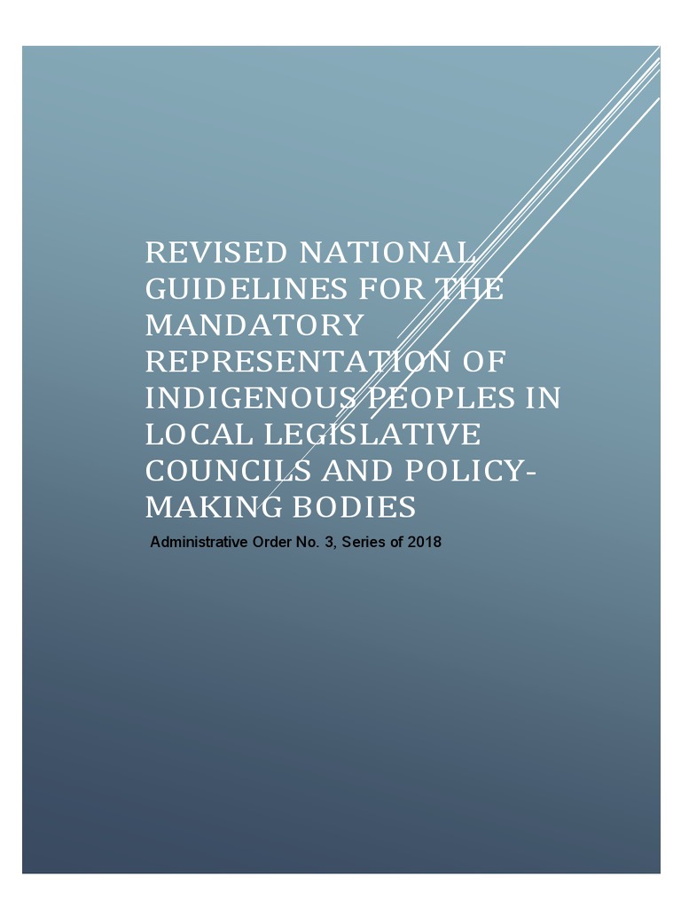 IPMR GUIDELINES Revised As of As Received From The Office of The Chair ...