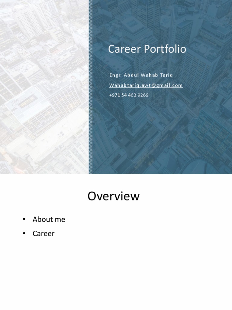 Career Portfolio | PDF | Simulation | Engineer