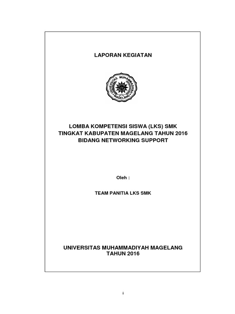 Contoh Laporan Lks Download | PDF