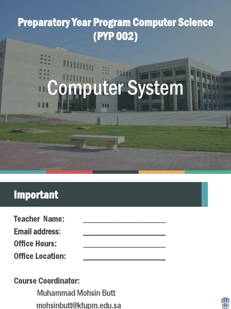 Preparatory Year Program Computer Science (PYP 002) | PDF | Computer Data Storage | Computer ...